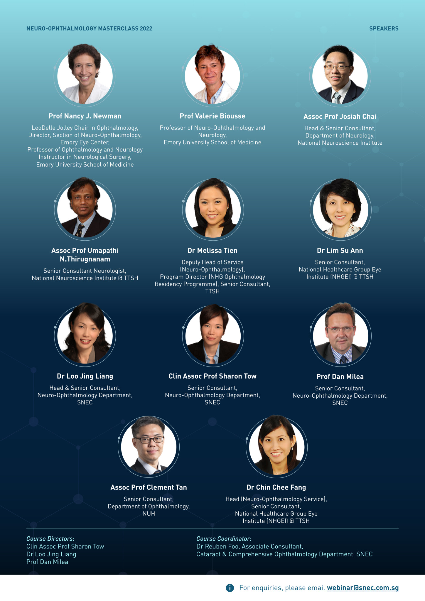 SNEC Neuro-Ophthalmology Masterclass 2022 - VANEM